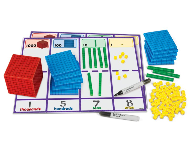 Place Value Table Tents & Blocks for Grades 2/3 – Elementary Ed ...